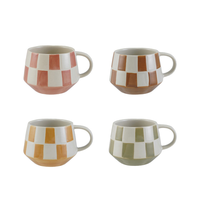 Checker Mug – House In The Oak Trees